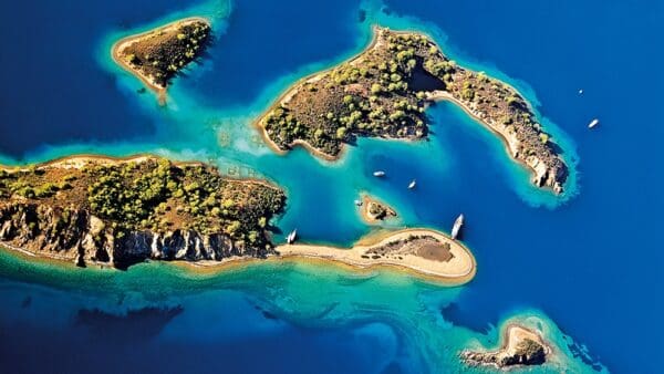 Gocek - Marmaris - Gocek Gulet Charter Route | Turkyacht